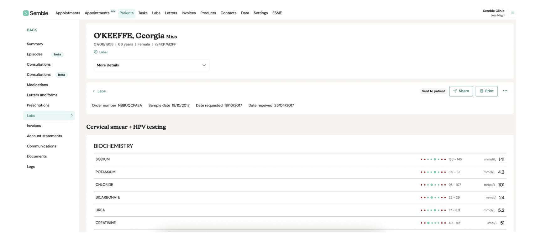 Integrating OneWelbeck with Semble